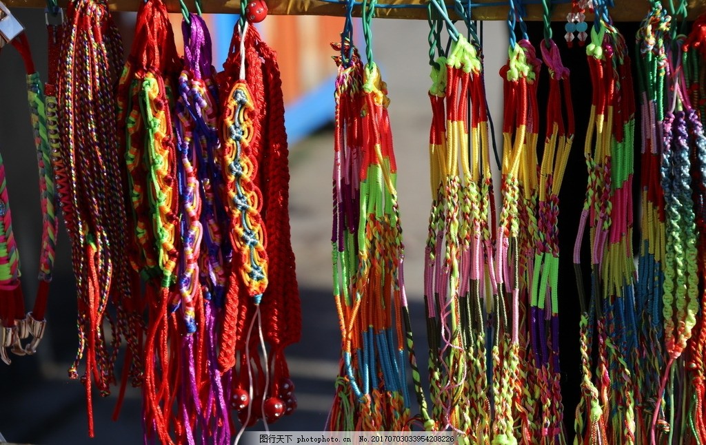 五彩绳图片_旅游度假_生活方式-图行天下素材网