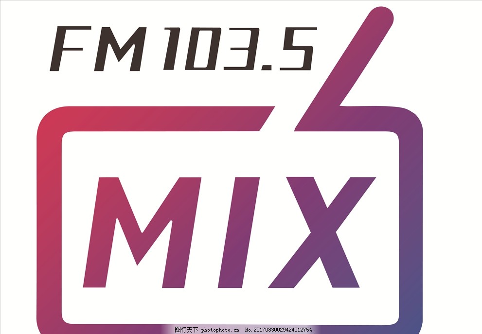 mix103.5标志图片_Logo_LOGO标识-图行天下素材网